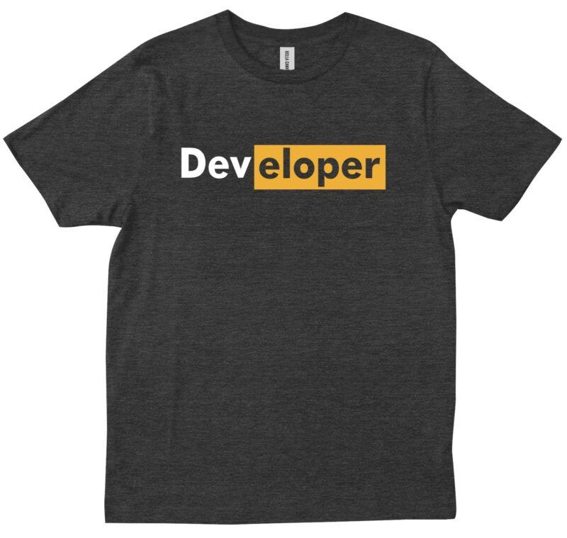 Developer Coders Funny Programming Developers Ideas Computer Men O-Neck ...