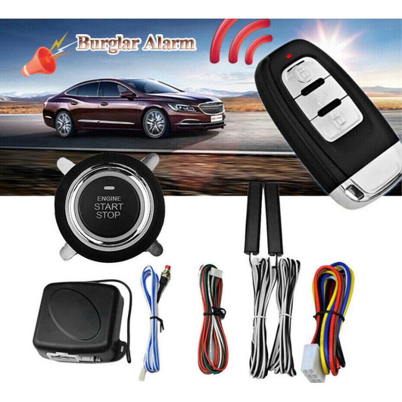 Buy 9 in 1 Start Push Button Remote Starter Keyless Entry Car SUV Alarm ...