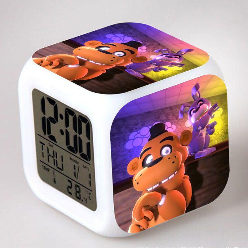 Cheap Bear Multifunction Fnaf 7color Digital Alarm Clock Led Watch ...