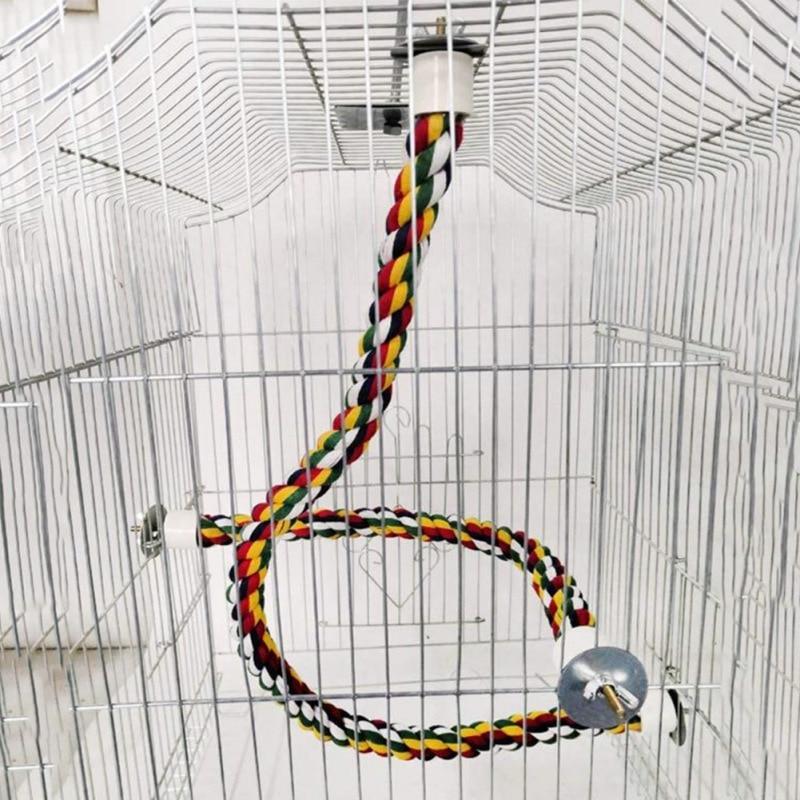 Satın alın Parrot Rope Climbing Rope Hanging Braided Budgie Chew Rope ...