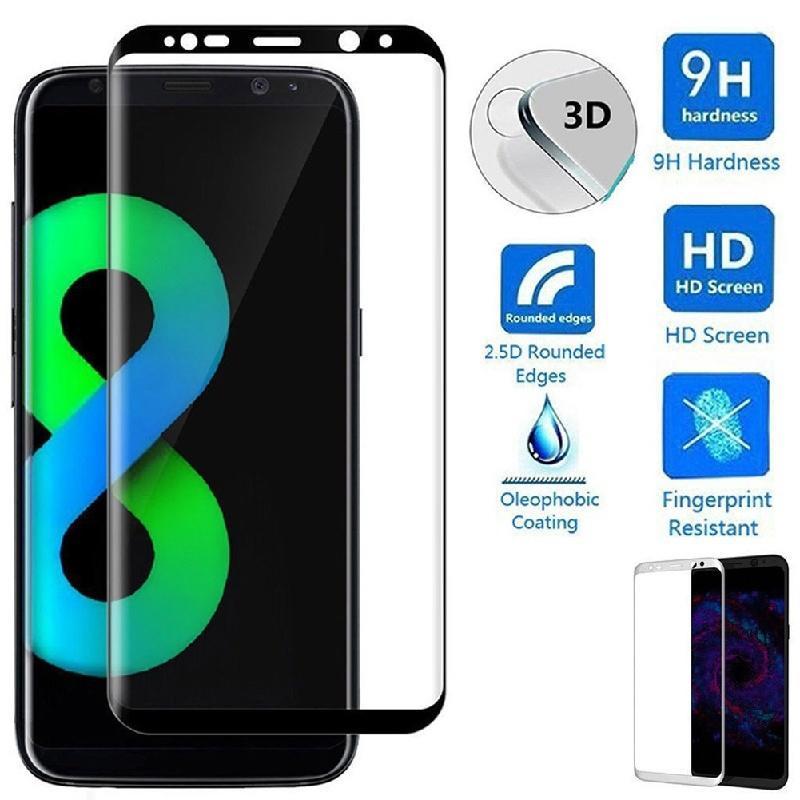 Buy S8 S8 Plus Screen Protector Tempered Glass 3D Curved Glass at ...