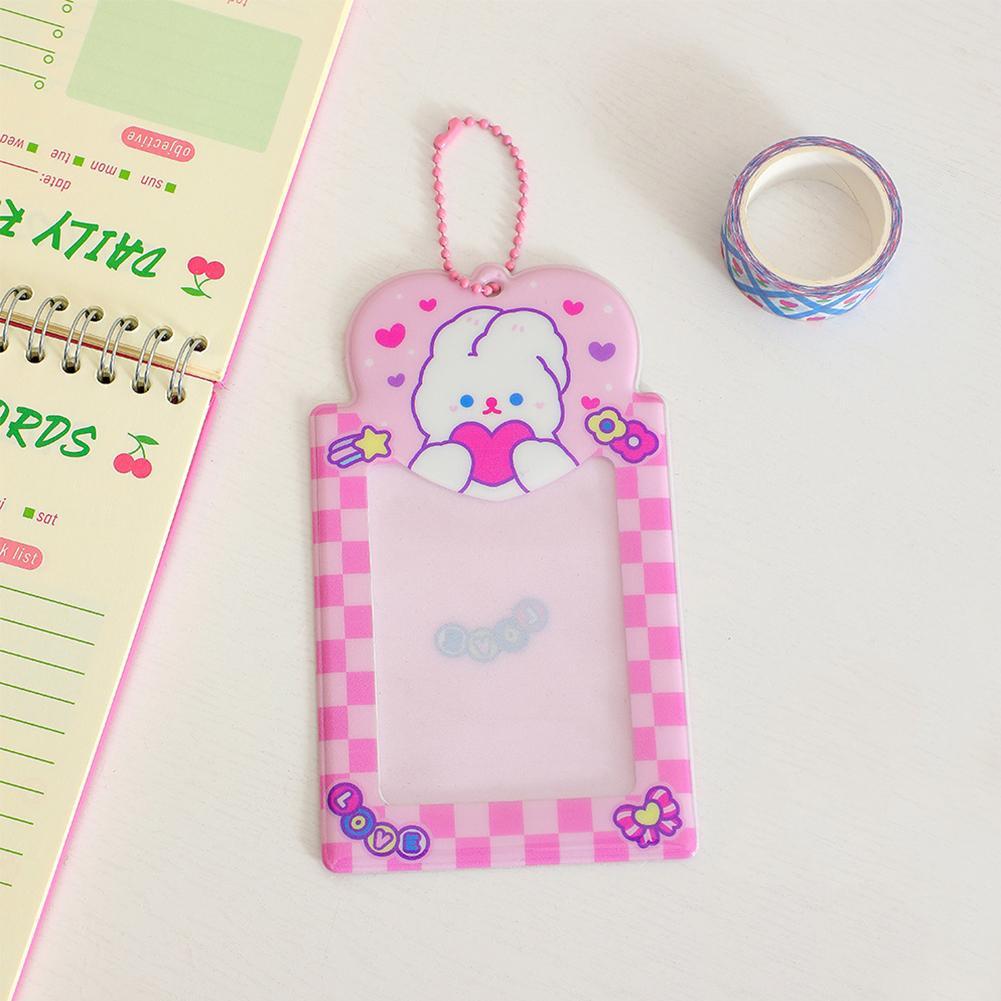Buy Cute Cartoon Card Sleeve Kawaii Rabbit Bear Photocards Bus ID Bank ...
