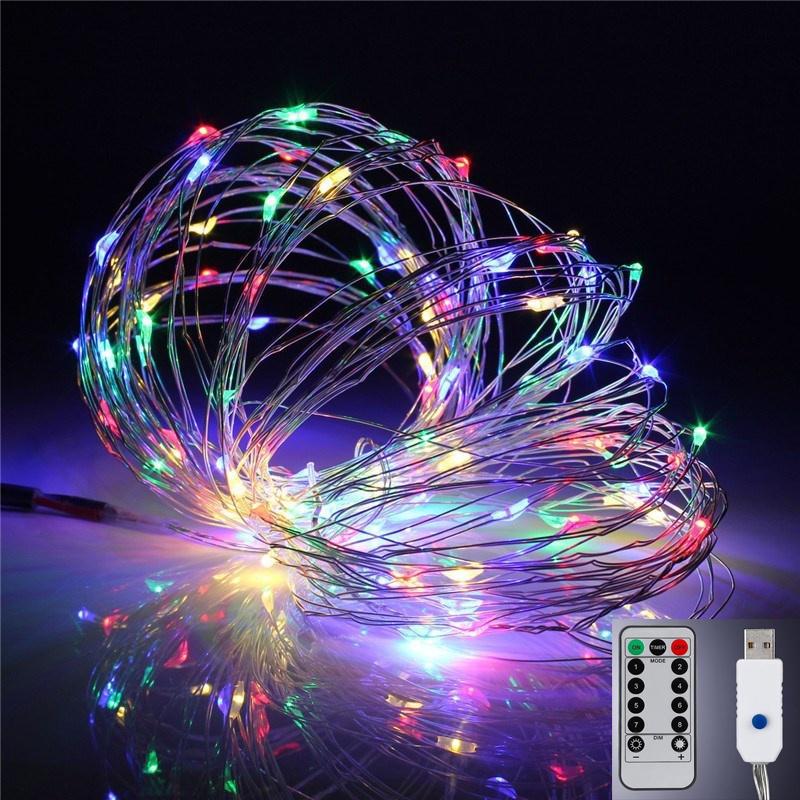Buy 1M/3M5M/10M/20M Starry Copper Wire String Battery Operated Powered ...