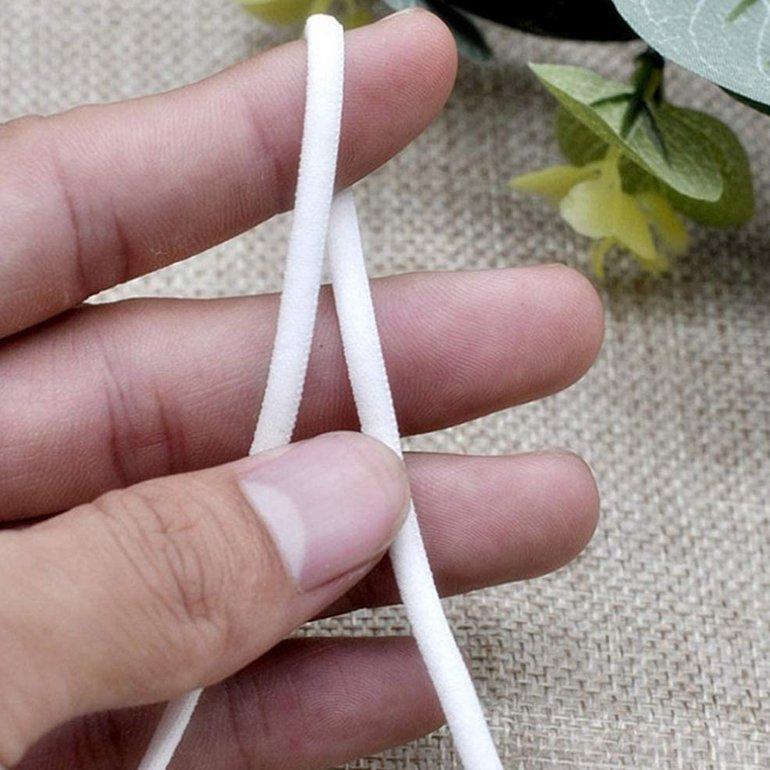 Buy Fu Ling Mask Rope Black And White Mask Elastic Band Ear Hanging ...