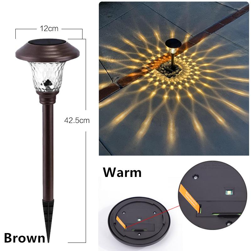 Buy 2Pack Solar Projection Light Outdoor Lighting Waterproof Courtyard ...