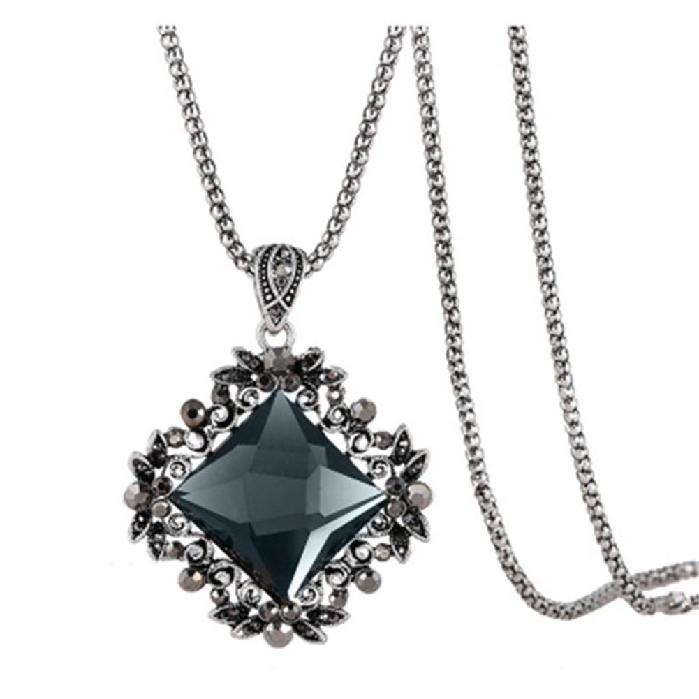 Buy Fancy Trinket Women Jewelry Retro Crystal Stone Diamond Pendant ...