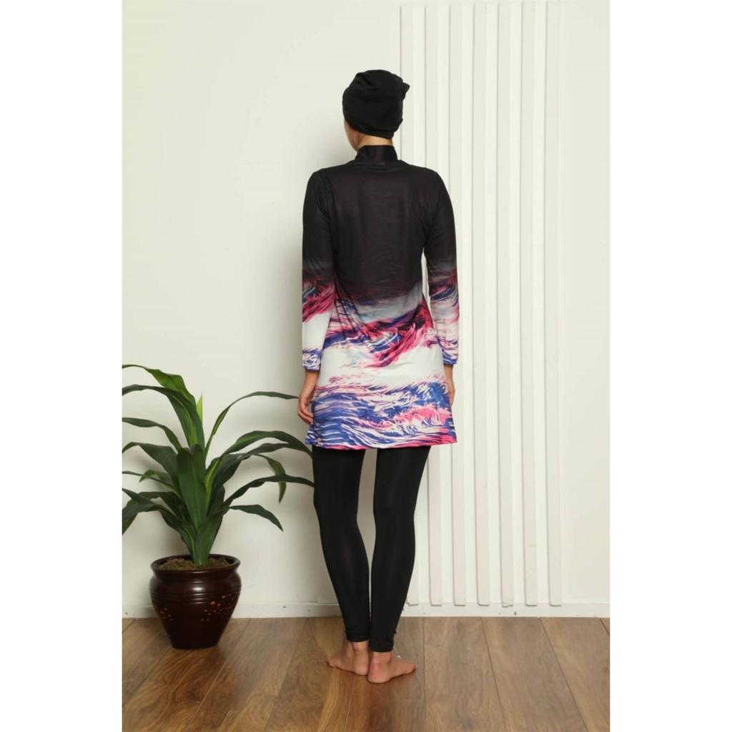 Satın alın Modest Muslim Swimwear Burkini Islamic Swimsuit Fully ...