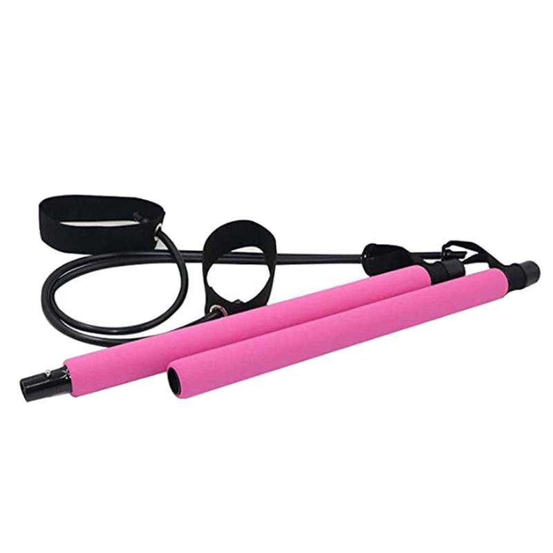 Buy Yoga Fitness Stretch Stick Pilates Bar Lightweight Resistance Band ...