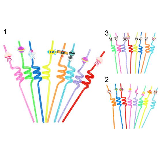 Buy Anti Fade Exquisite Cartoon Straw Novel Portable Decorative at ...