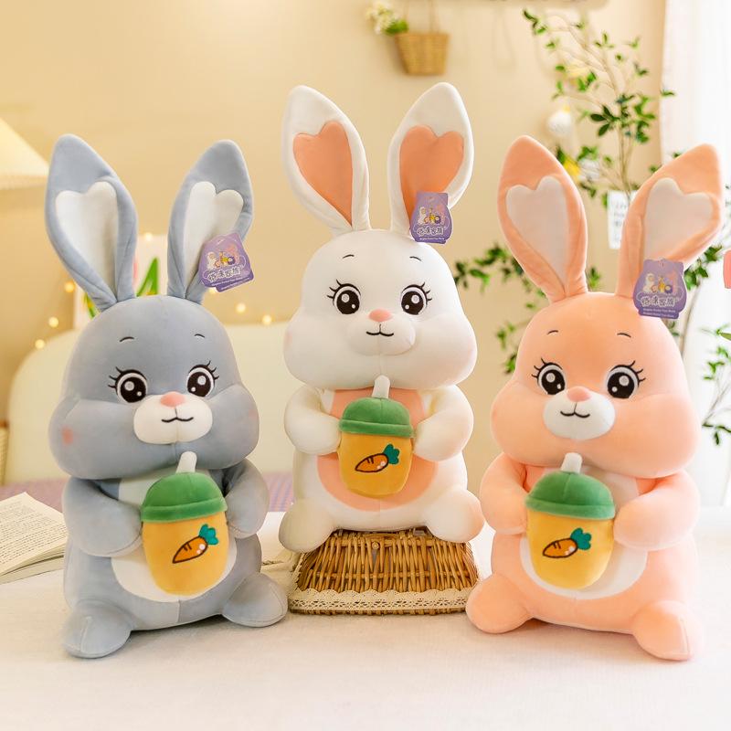 Buy YAOSHENG Cute Radish Rabbit Plush Toy Genuine Bedo Rabbit Doll 8 ...