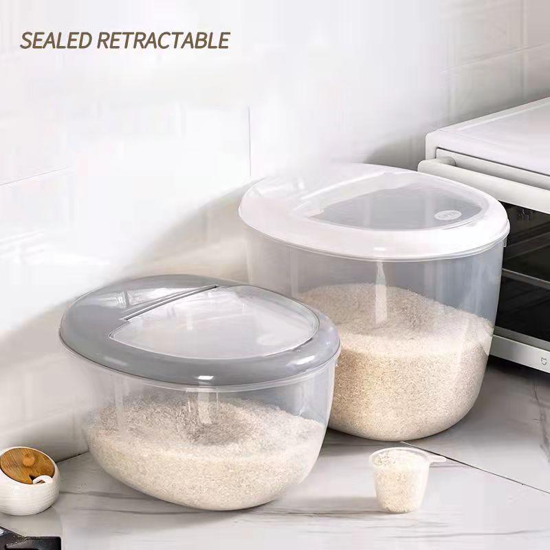 Buy 5kg/10kg/15kg Kitchen Rice Bucket Insect-proof and Moisture-proof ...