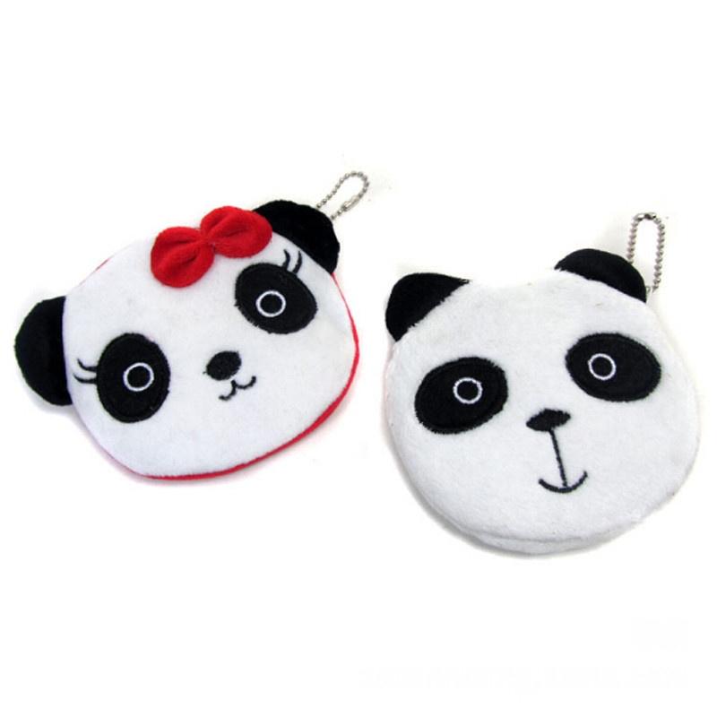 Buy Kawaii Cartoon Panda Children Plush Coin Bag Purse Zip Change Purse ...