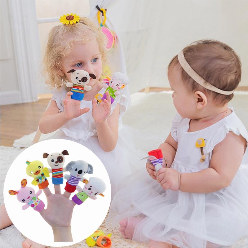 Buy Cute Cartoon Animal Story Hand Puppets For Kids Baby Educational ...