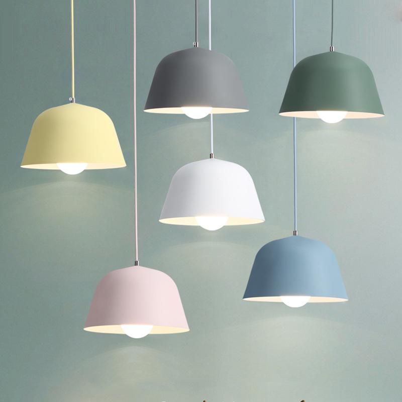 Buy Nordic Simple Pendant Light Led Modern Creative Hanging Lamp Cafe ...