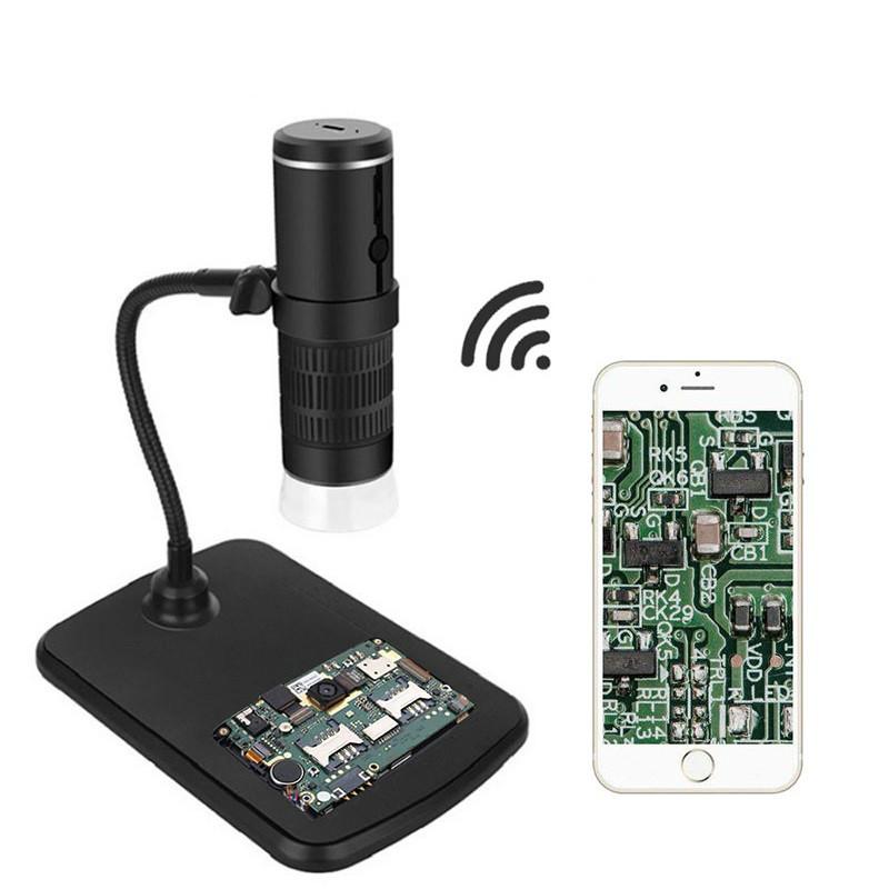 1 Pcs 1000X Digital Microscope HD 1080P LED USB WiFi Microscope Mobile ...