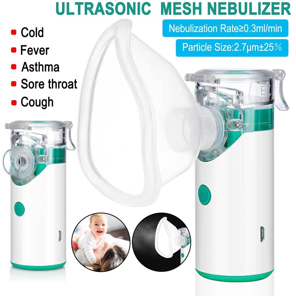 Mini Handheld Portable Mesh Nebulizer Silent Ultrasonic Medical ...