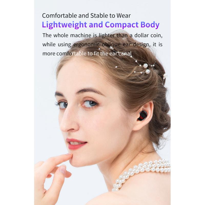 Buy Bluetooth Headset TWS Bluetooth 5.0 Wireless Earphones Noise ...