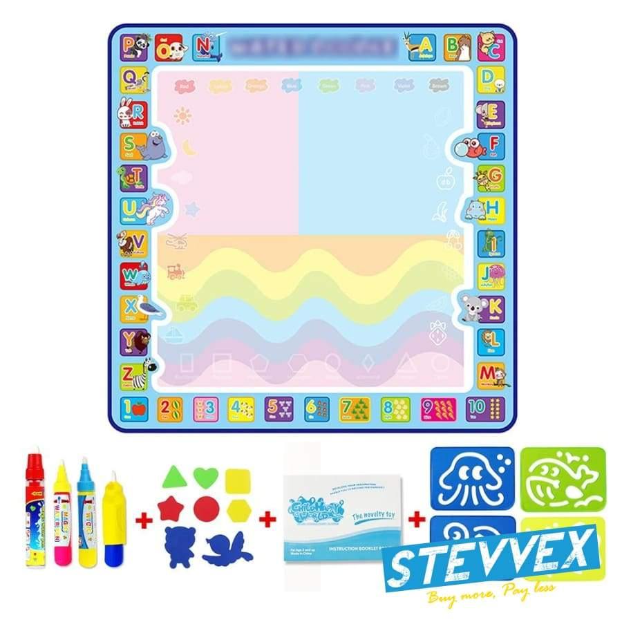 Buy Coolplay 100x100cm Magic Water Drawing Mat Doodle Mat & 4 Drawing ...