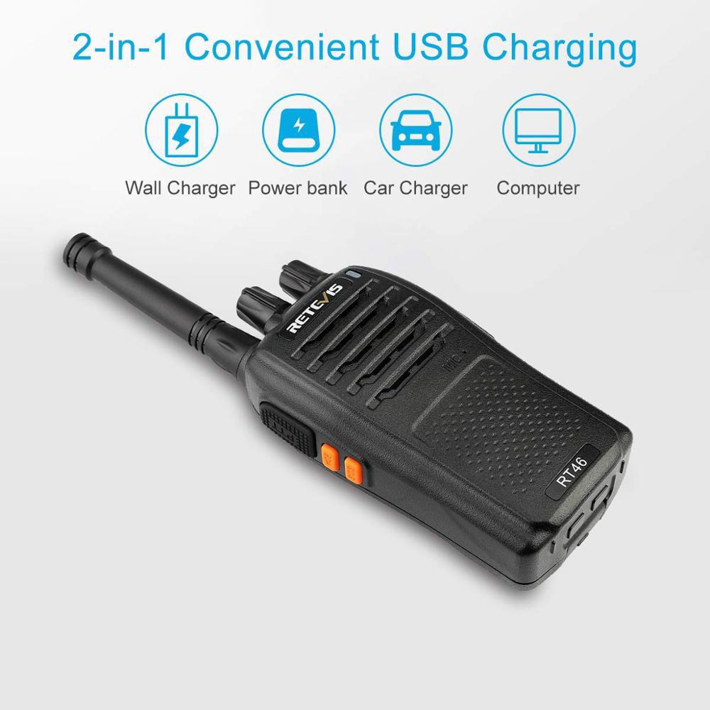 Cheap Rt46 Walkie Talkie 2 Pcs Included Pmr Frs Portable Rechargable ...