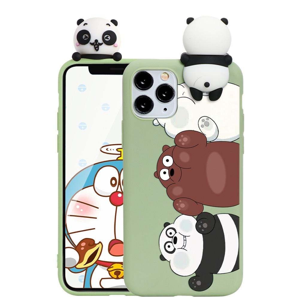 Buy 3D Panda Bear Case For iPhone 11 Pro Max XS Max XR Samsung A50 A70 ...