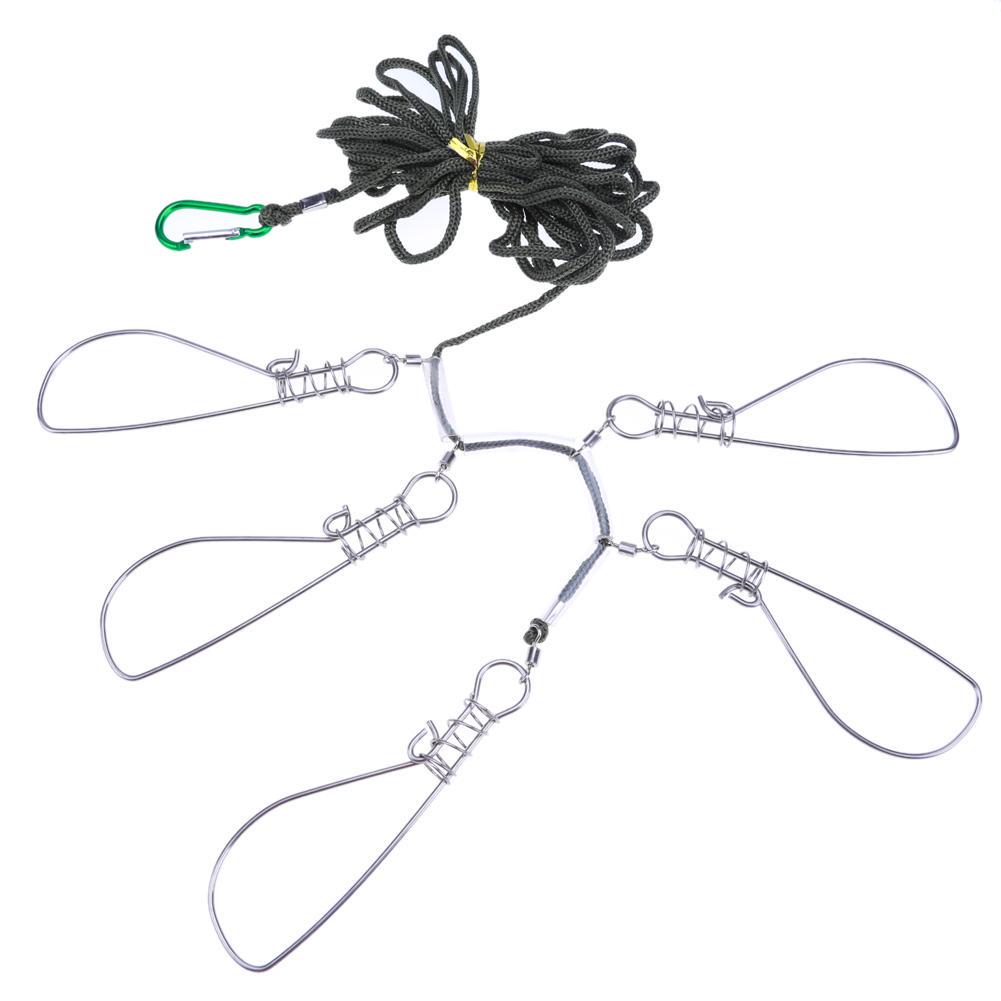 Buy FishLock Stick Stainless Steel Fish Buckle Fish 5 Lock Lure Tackle ...