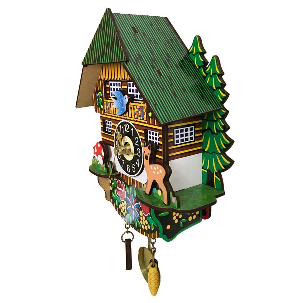 Buy Handcraft Clocks Carving Wall Retro Timer Cuckoo Home Decor Swing ...