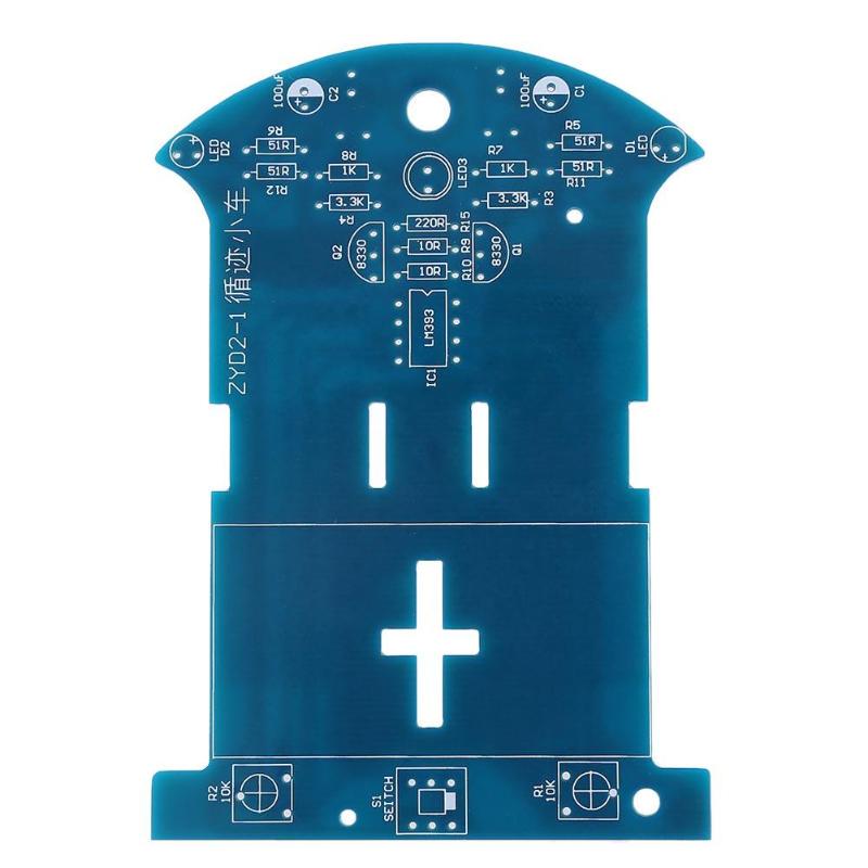 D2-1 DIY Kit Intelligent Tracking Line Smart Car TT Motor Electronic ...