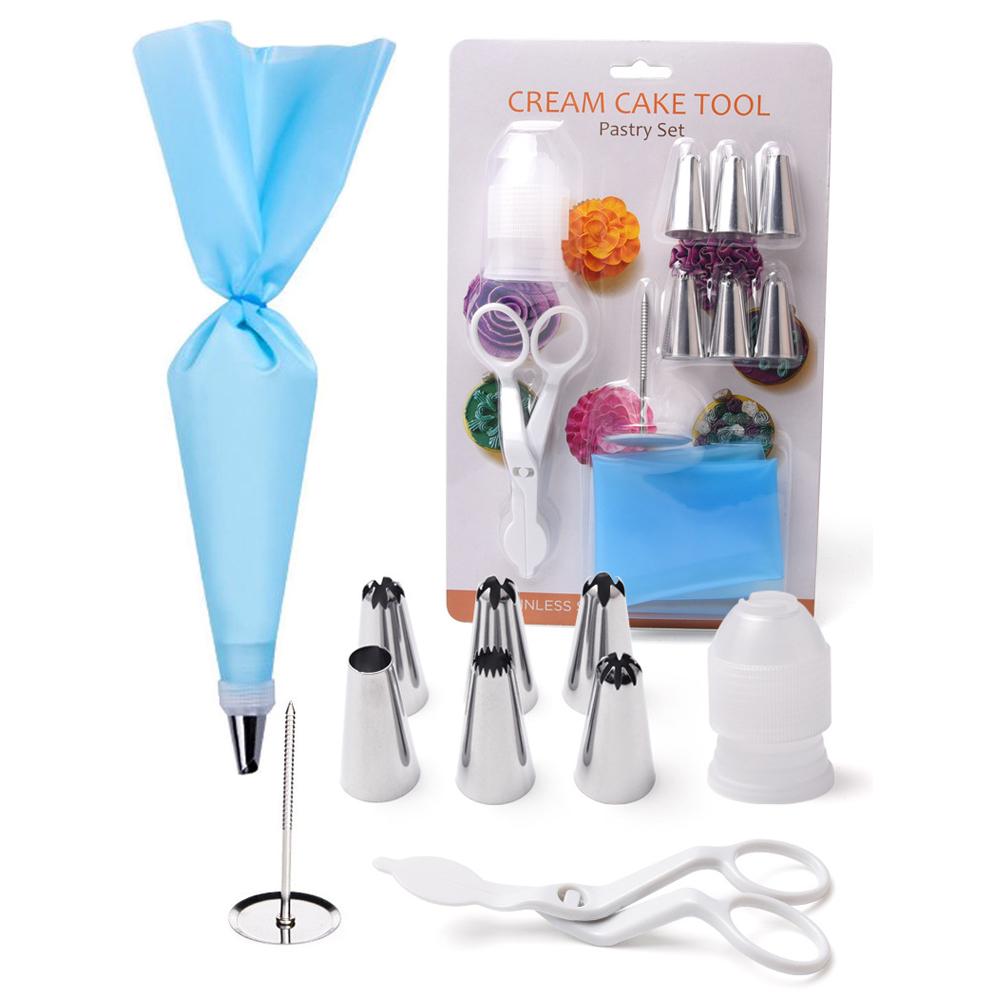 Buy 10pcs Cake Decorations Set, Icing Piping Tips Set 6pcs Piping ...