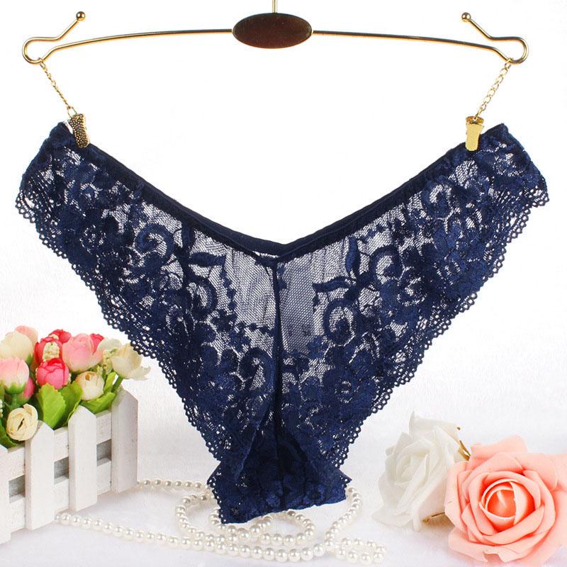 Sexy Dentelle Thongs G-string Élégante Broderie Culotte Sous-vêtements ...