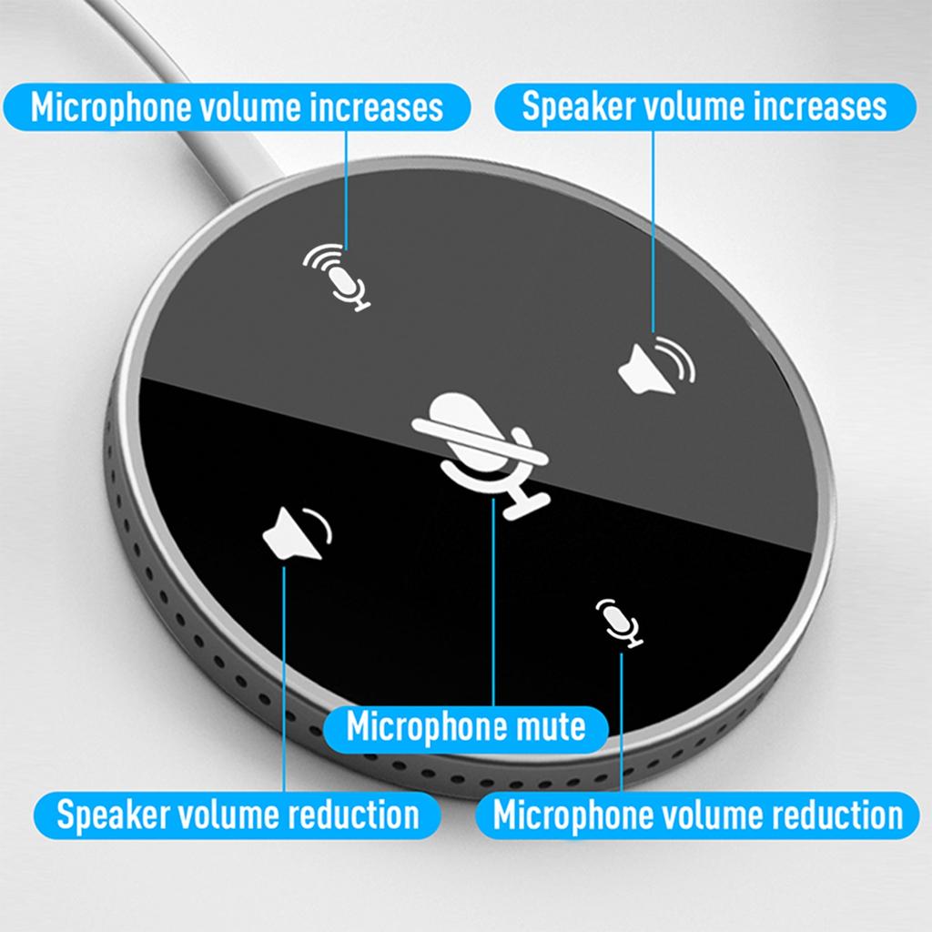 Buy Desktop USB Conference Speakerphone Microphone Built-in Speaker ...