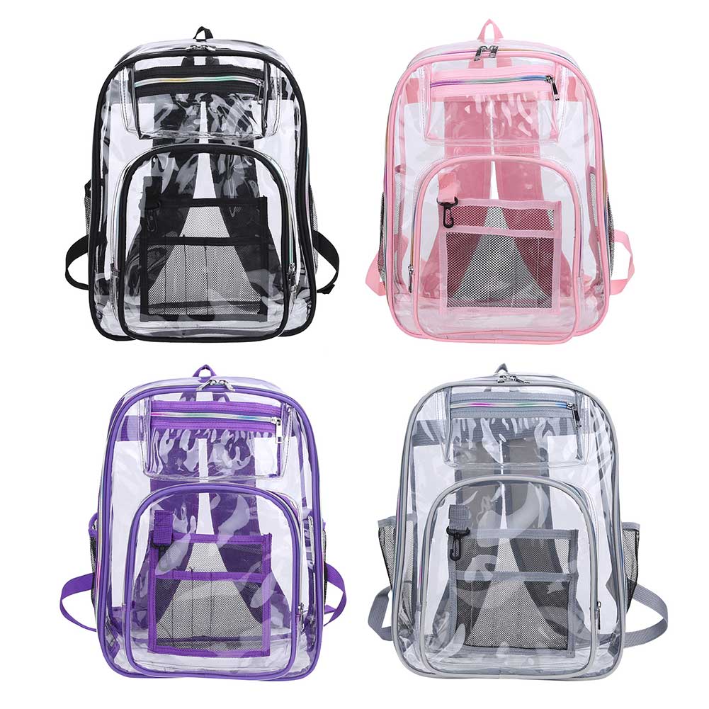 Cheap Summer Transparent PVC Backpack Fashion Simple School Bags Casual ...
