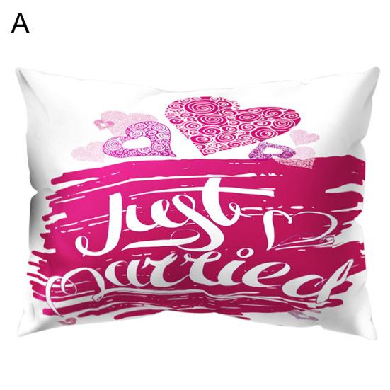 Buy Talos Letters Rectangle Linen Throw Pillow Case Cushion Cover Home ...
