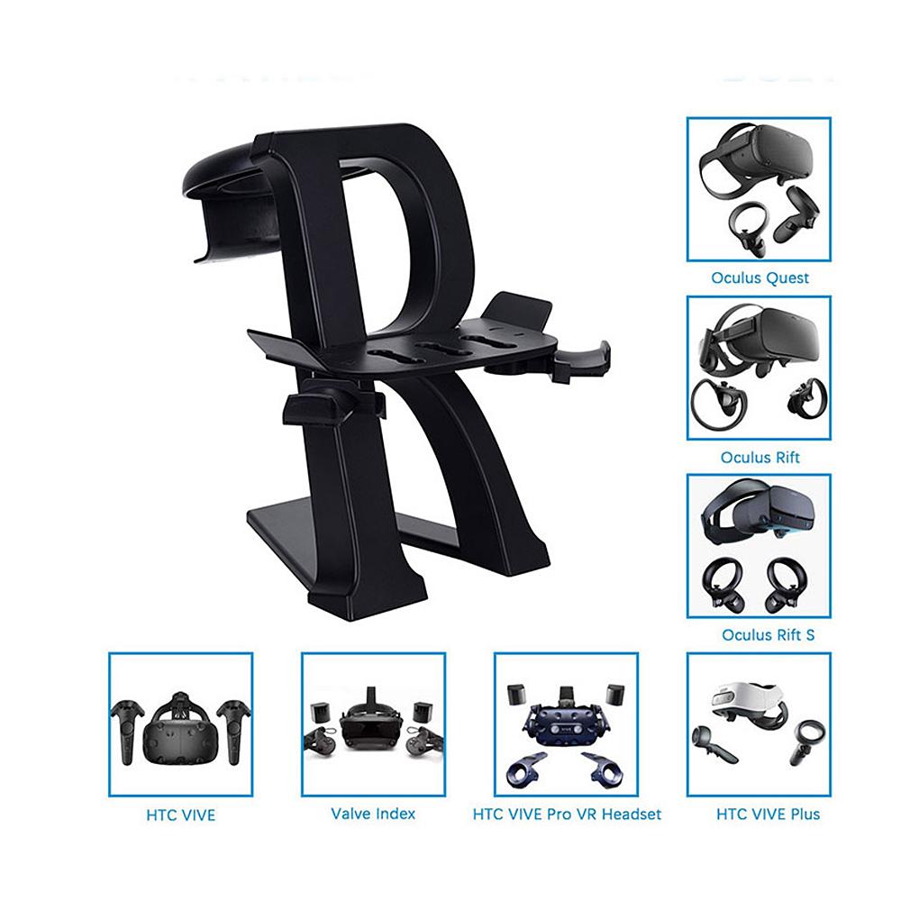 Buy VR Headset Holder Tabletop Controllers Stand Rack Mount Station ...