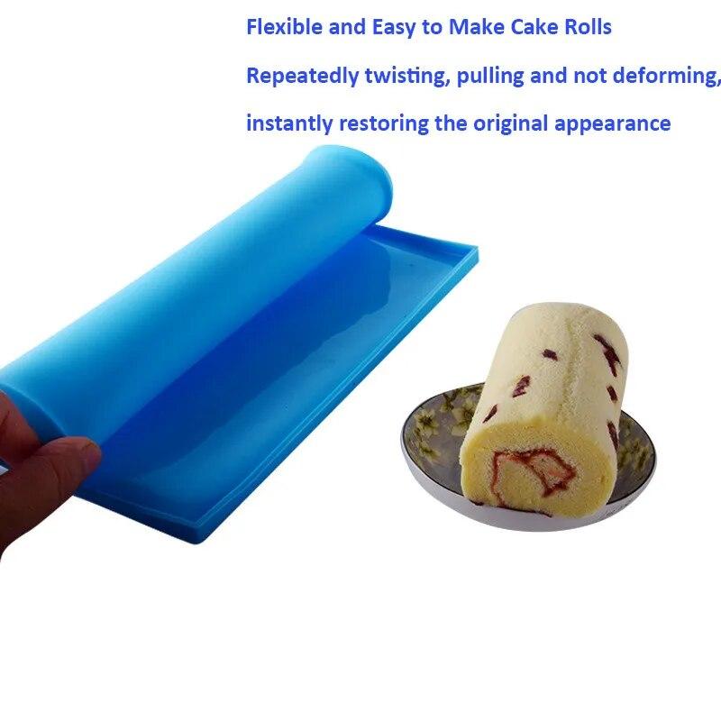 Cheap Swiss Roll Mats Nonstick Baking Pastry Tools Silicone Baking Rug ...