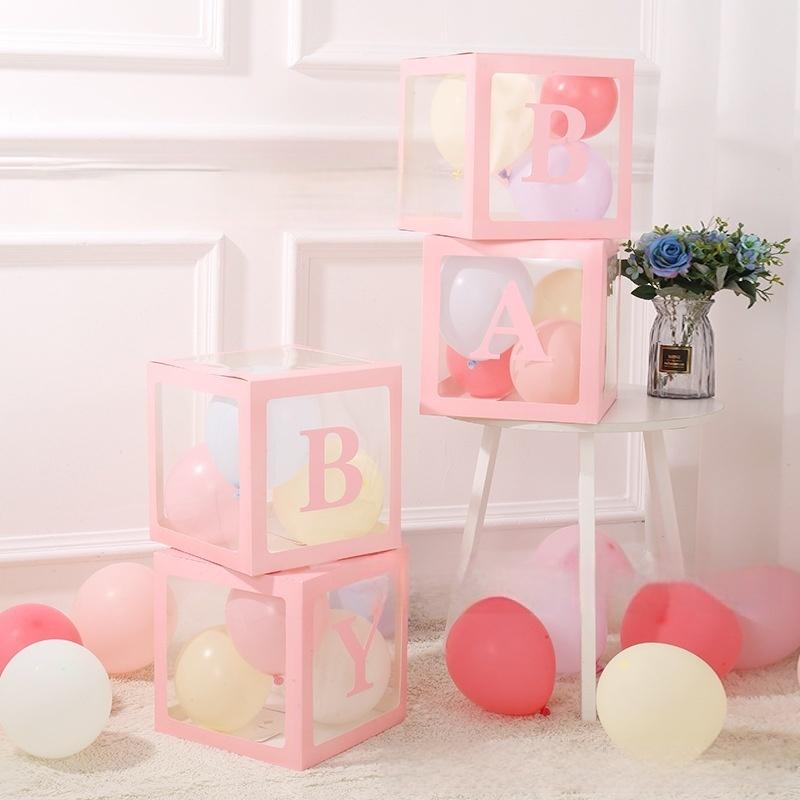 Buy 1set Festive Party Decoration Box Birthday Party Transparent ...