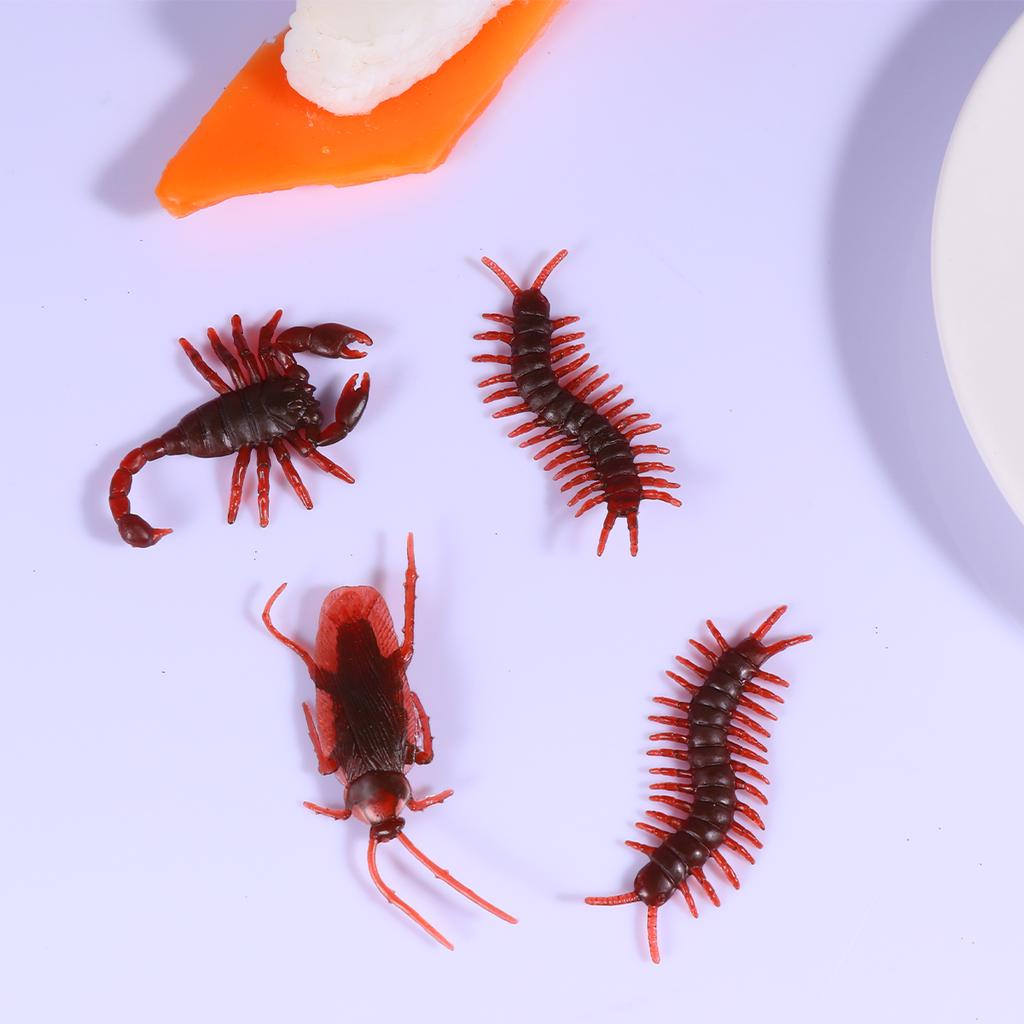 Buy 150 Pcs Realistic Bugs Artificial Scorpions Cockroaches Centipedes ...