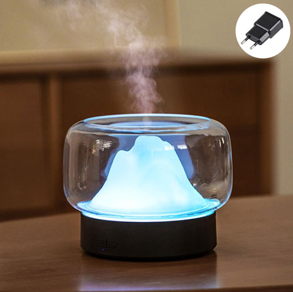 Mountain View Aromatherapy Humidifiers Colorful Lights Two-speed Timing ...