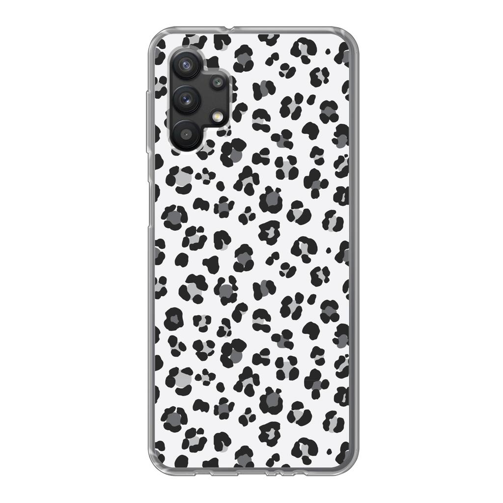 Buy Samsung Galaxy A32 5G Soft Case - Panther print - Grey - Abstract ...