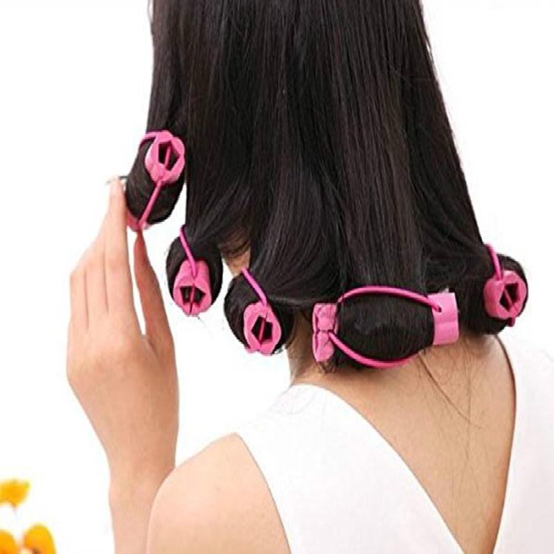 Buy 6pcs Girls Twist Curling Easy To Use DIY Styling Hair Rollers Hair ...