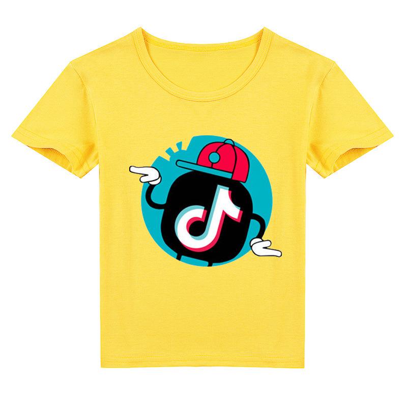 💰Kjøp Summer Children's Clothing Tik Tok Printing Children Boys and ...