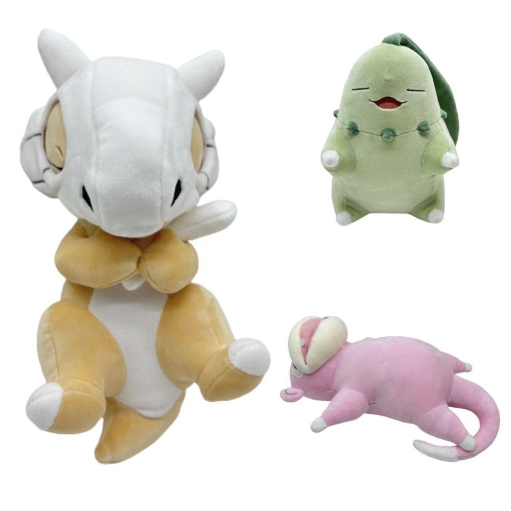 Cartoon Cubone Sleeping Plush Toy PP Cotton Slowpoke Plush Pillow Kids ...