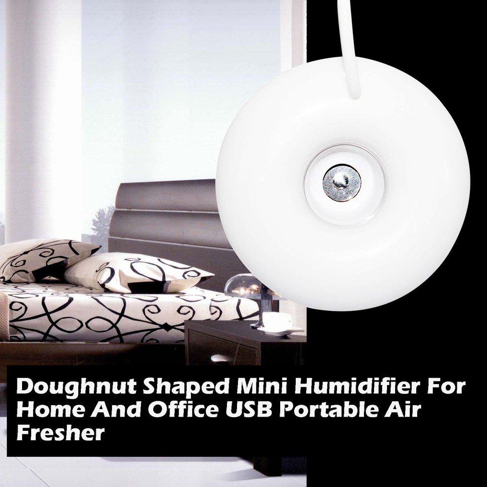 Buy Doughnut Shaped Mini Humidifier For Home And Office USB Portable ...