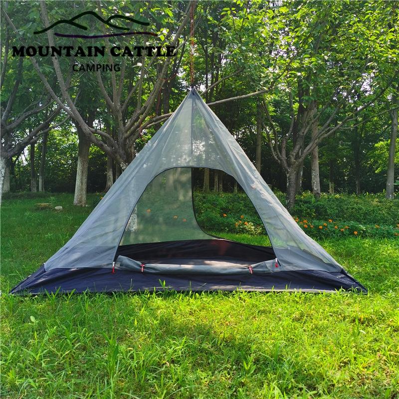 Satın alın Ultralight Pyramid Inner Tent Outdoor Rodless Camping Teepee ...