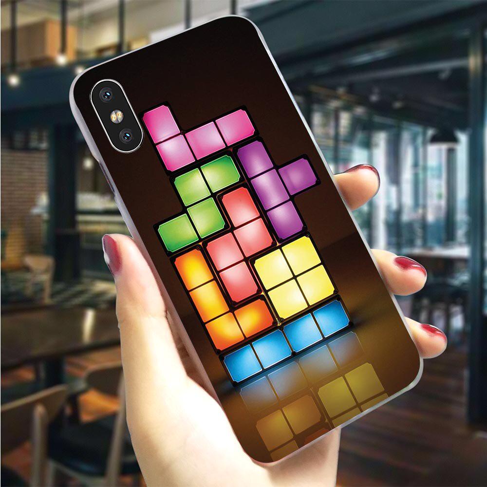 Tetris Plastic Hard Phone Case for Huawei P8 Lite 2017 Samsung Galaxy ...