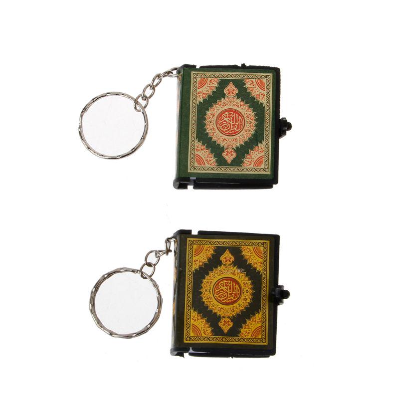 Buy Mini Ark Quran Book Real Paper Can Read Arabic The Koran Keychain ...
