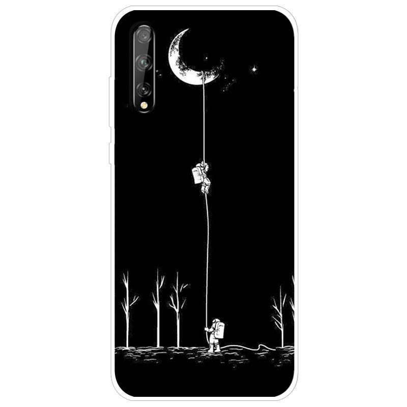 Buy For Huawei Y8P Silicone TPU Back Cover Soft Phone Case For Huawei ...