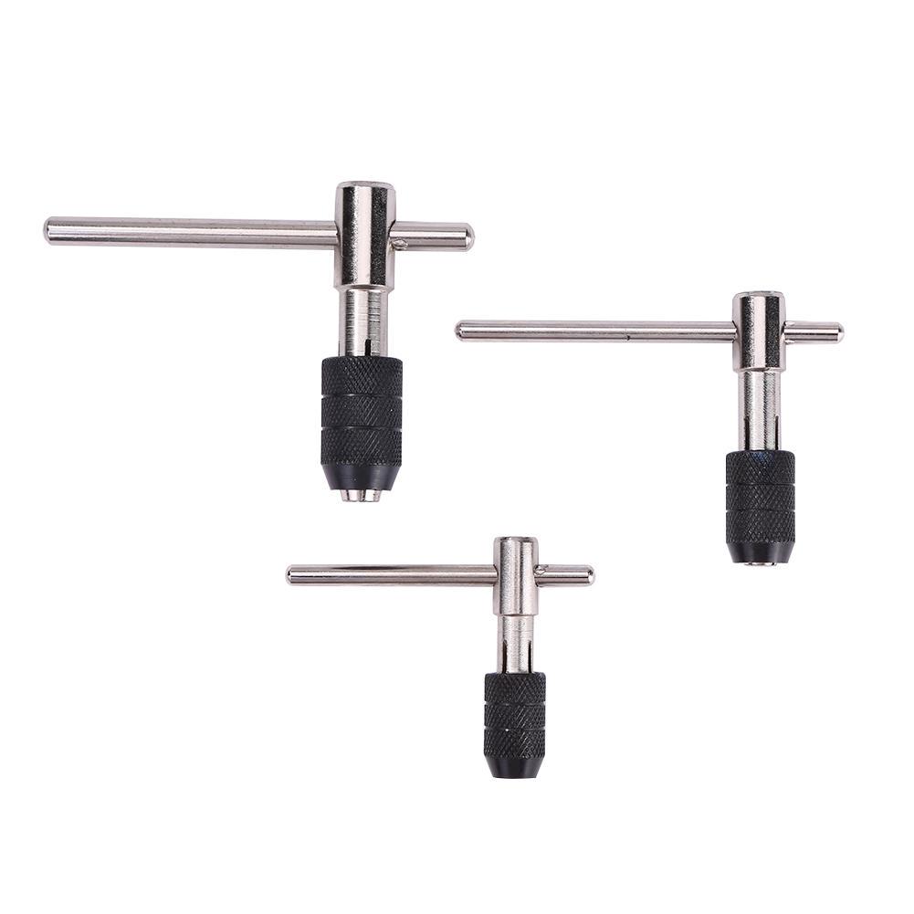 Buy T Bar Handle Ratchet Tap Wrench Tapping Hand Tool for Reamer ...