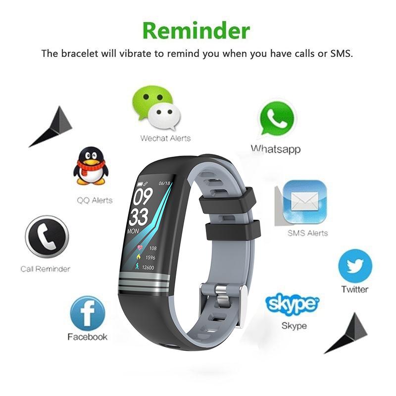 Buy Smart Watch Waterproof Swim Smart Wristband Fitness Tracker ...