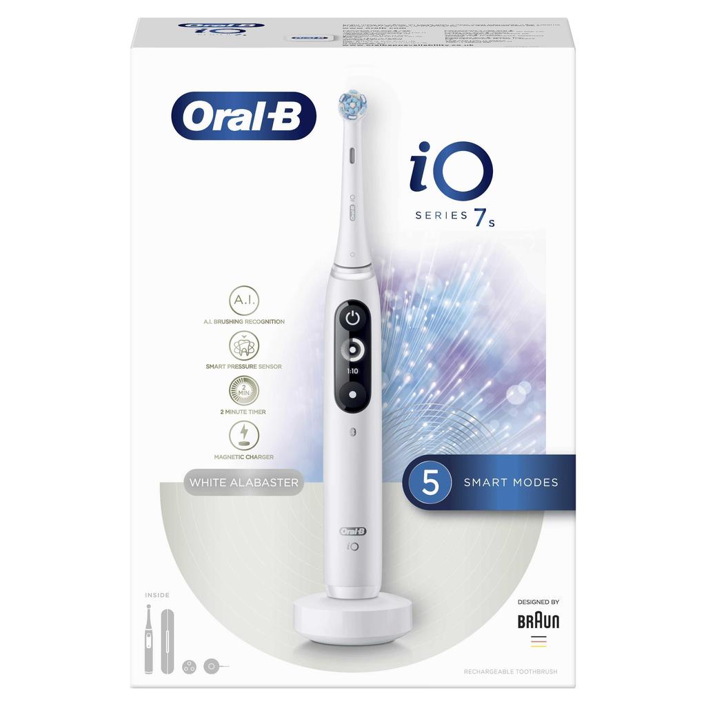 Buy Oral-bio Series 7s Adult Vibrating Toothbrush White (80336557) at ...
