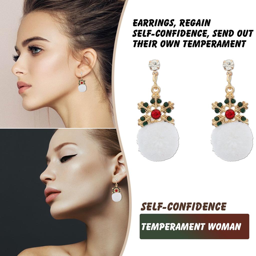 Cheap Dongdaemun Wind Winter Cute Ball Earrings New Net Red Rhinestone ...